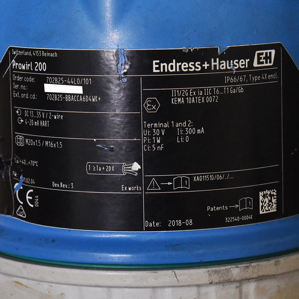 فلومتر ورتکس اندرس هاوزر prowirl 200 | |پیکاتک