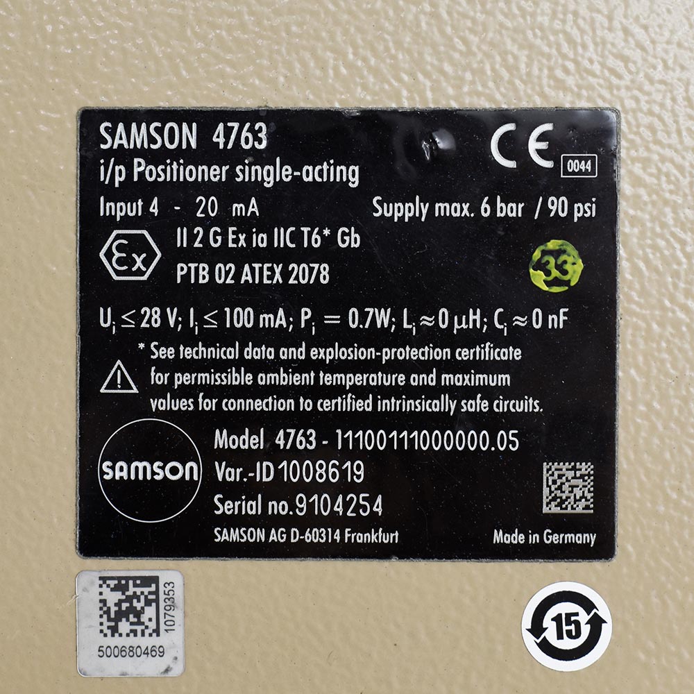 پوزیشنر الکتروپنوماتیک سامسون مدل 4763|پیکاتک