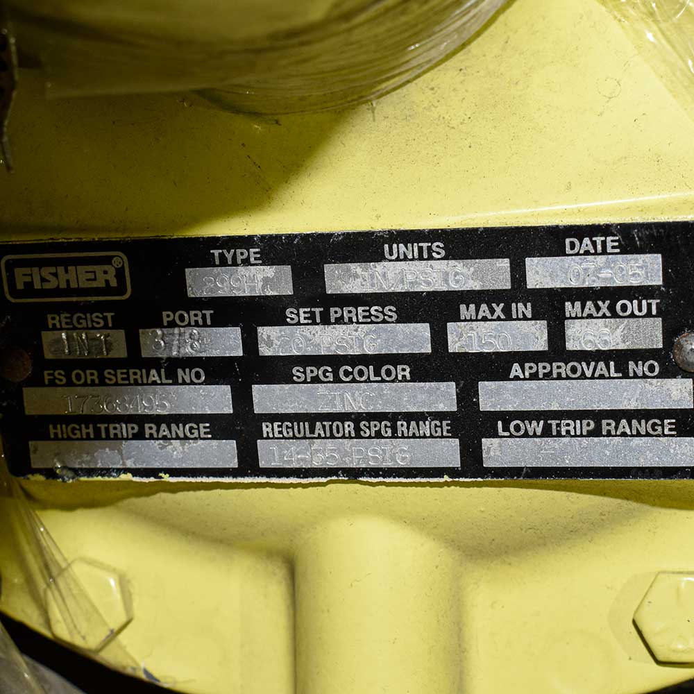 شیر فشار شکن پایلوت FISHER مدل 299H|پیکاتک